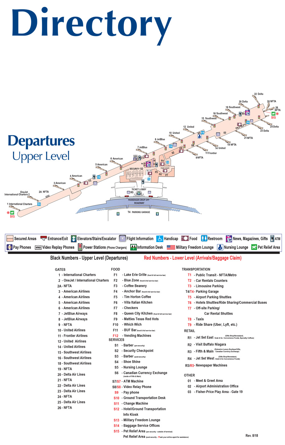 San Jose Airport Map Sjc Printable Terminal Maps Shops Food