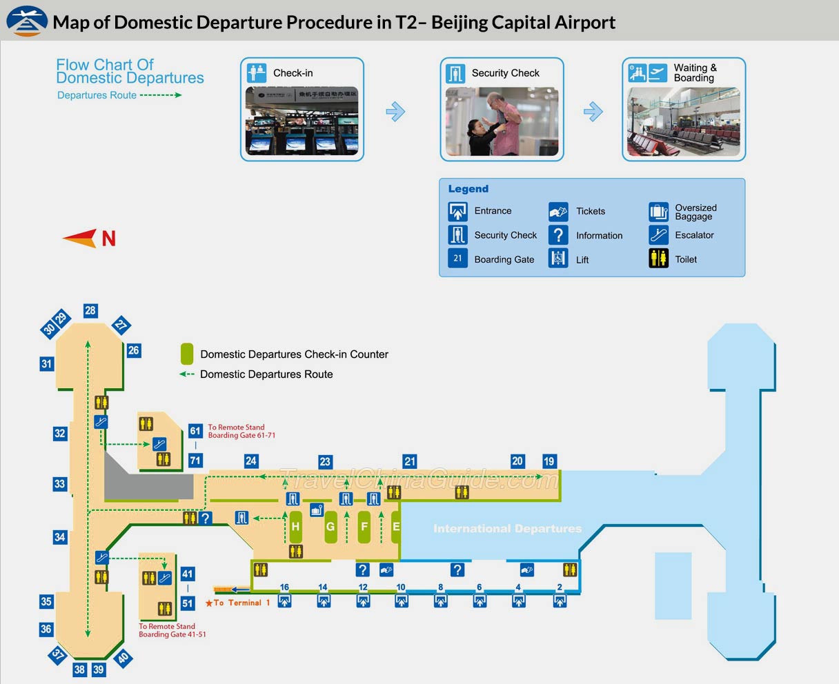 Beijing Capital Airport Map (PEK) - Printable Terminal Maps, Shops ...