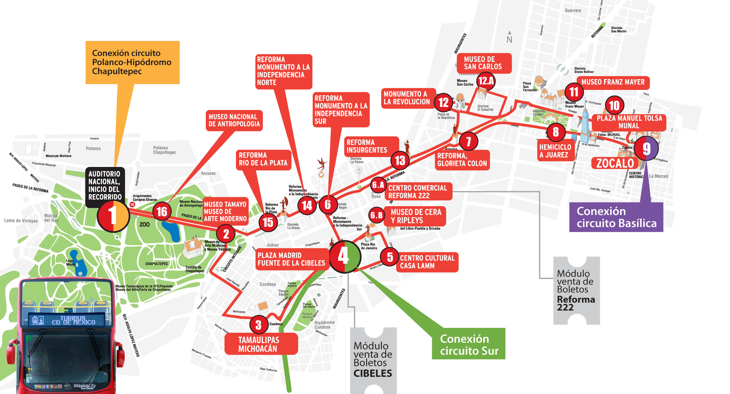 Mexico Attractions Map PDF FREE Printable Tourist Map Mexico Waking