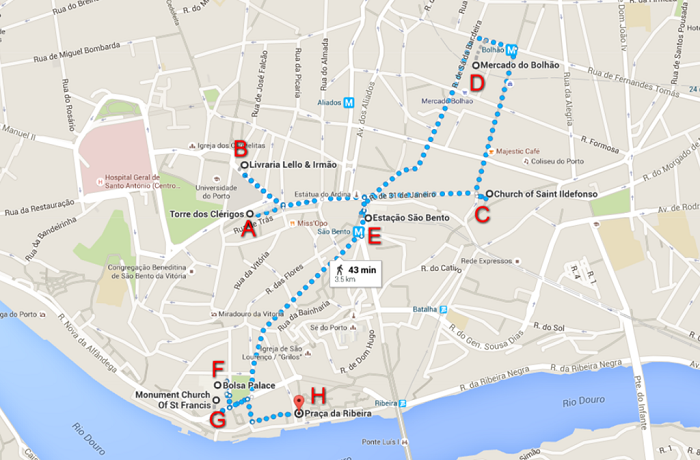Porto Hop On Hop Off | Bus Tour Route Map | Combo Deals 2020 ...