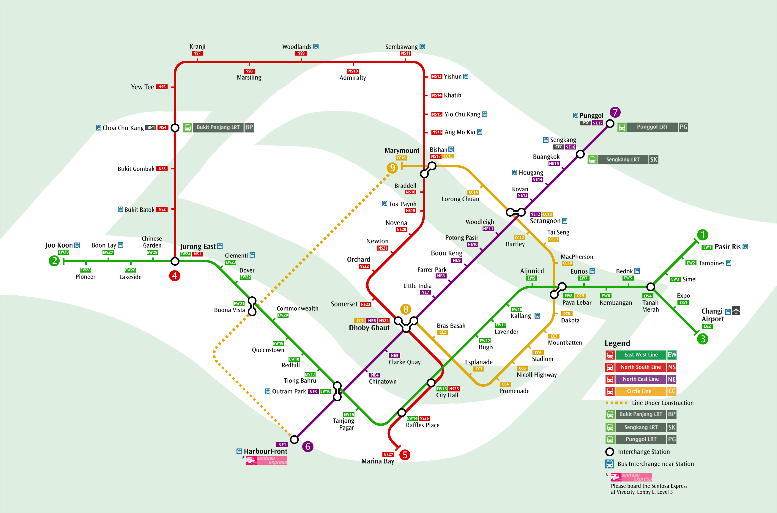 Singapore Hop On Hop Off | Bus Tour Route Map | Combo Deals 2020 ...