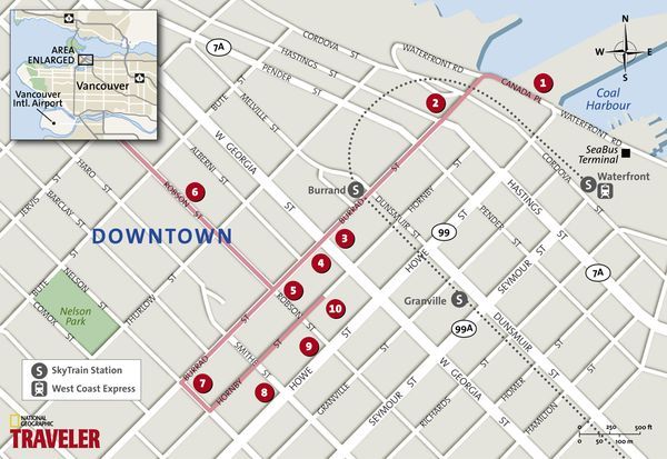 Vancouver Attractions Map PDF - FREE Printable Tourist Map Vancouver ...